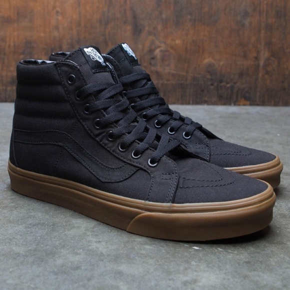 Vans | Shoes | Vans Sk8hi Reissue Blackgum Skate Shoes Mens | Poshmark